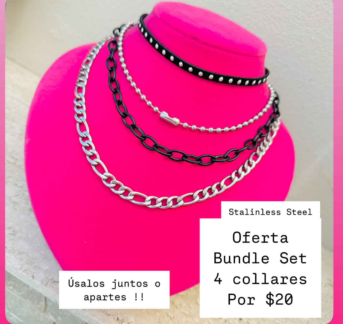 Bundle de 4 collares • OFERTA– Piketua's by Frances