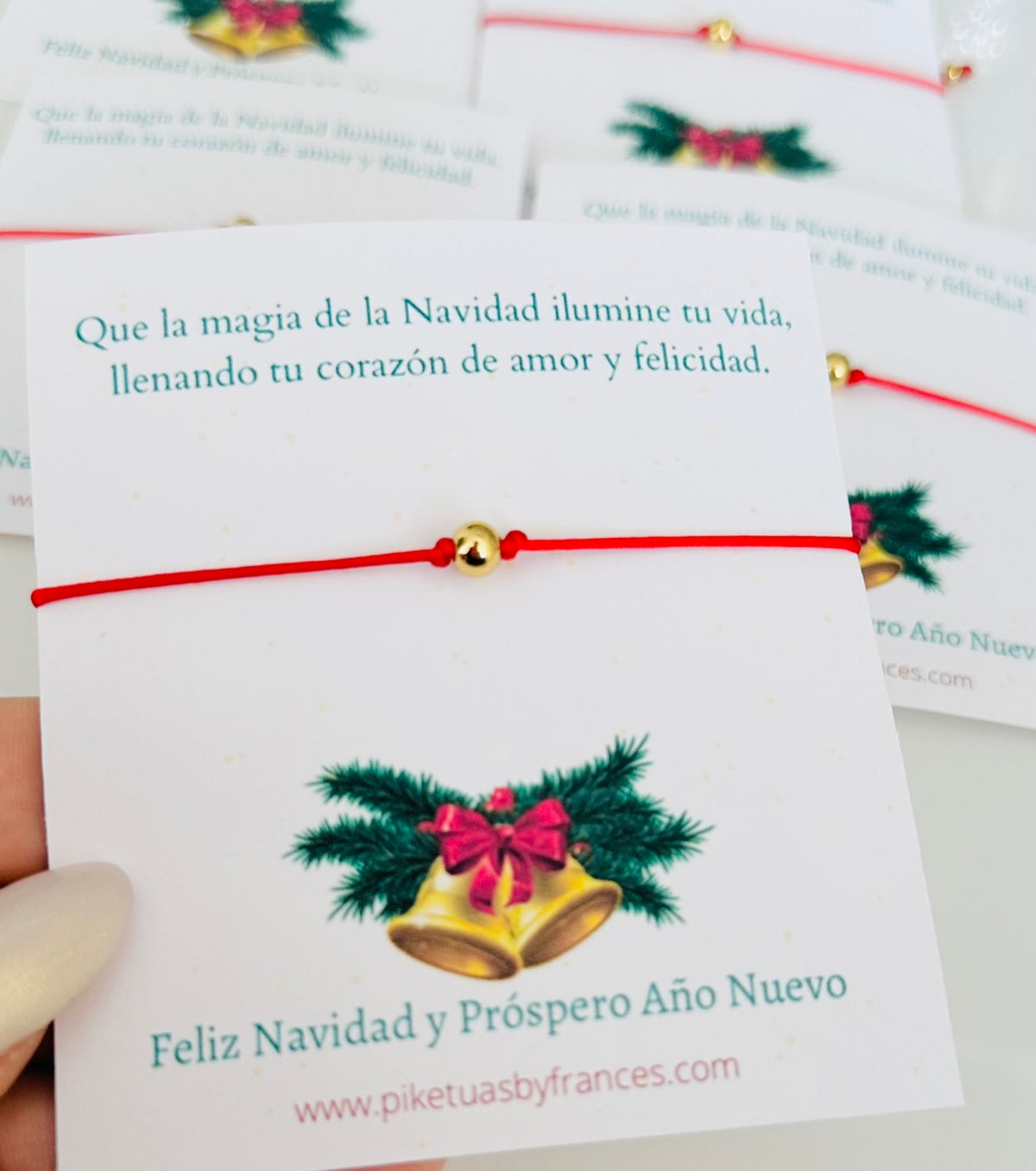 Pulseras perfectas para un detalle! Feliz Navidad •compra 5 o más y te ...