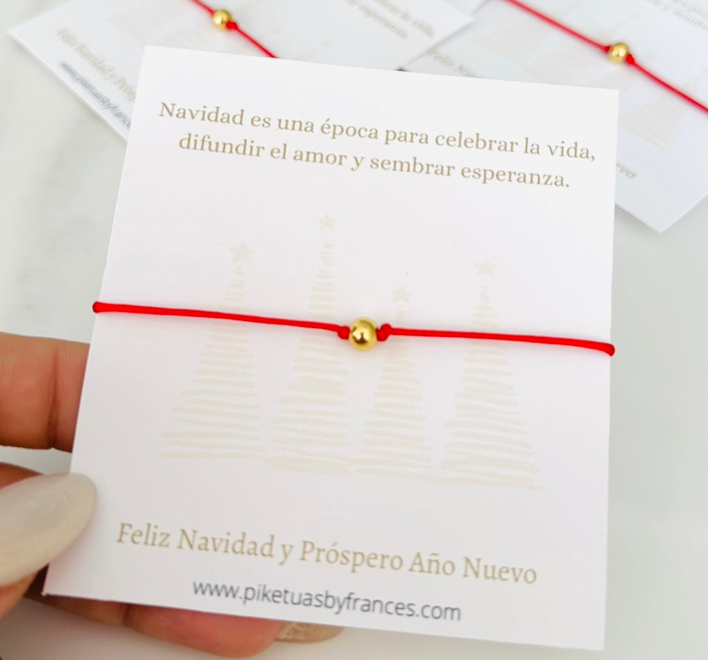 Pulseras perfectas para un detalle! Feliz Navidad • compra 5 o más y t ...